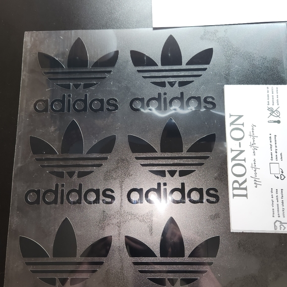 adidas | Shoes | Adidas Iron Logo With Txt Size 4 Inches Wb Iron Heat ...